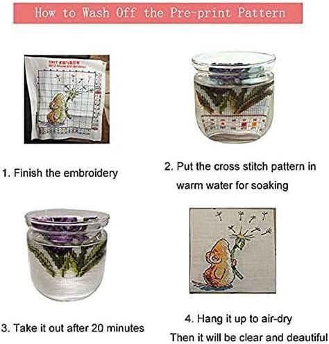 Maydear Stamped Cross Stitch Kits Diy Embroidery Starter Birds Nest