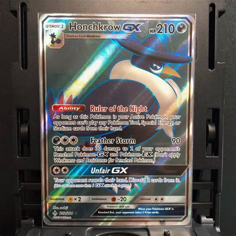 Honchkrow Gx 202214 Pokemon Tcg Hobbies And Toys Toys And Games On