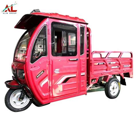 Rickshawthree Wheel Electric Mini Scooter Tricycle With Roof For Adult Truck Motorized