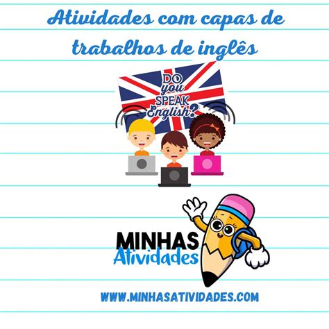 Atividades Capas De Trabalhos De Inglês