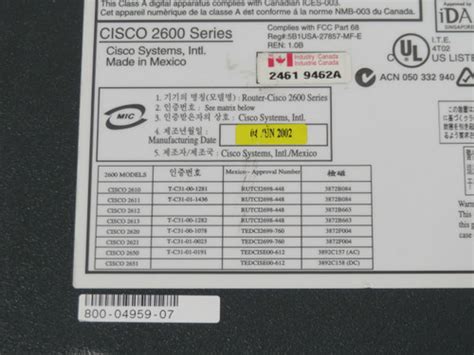 Cisco 2600 Series Ethernet Switch Module T188783 Oco Industrial