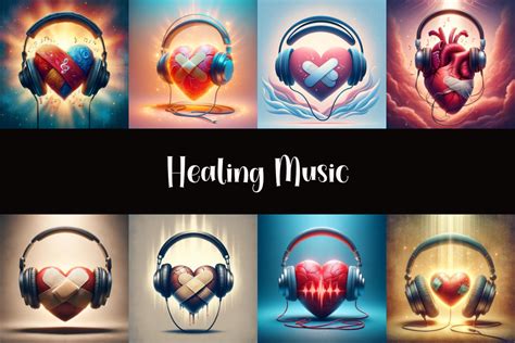 Healing Music Graphic By Charmsnkissesxoxo · Creative Fabrica
