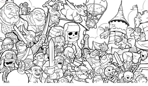 Clash Royalen Koko Hahmo Värityskuva Lataa Tulosta Tai Väritä