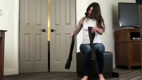 Very Nice Chick In Black High Heeled Fuck Me Boots Eporner