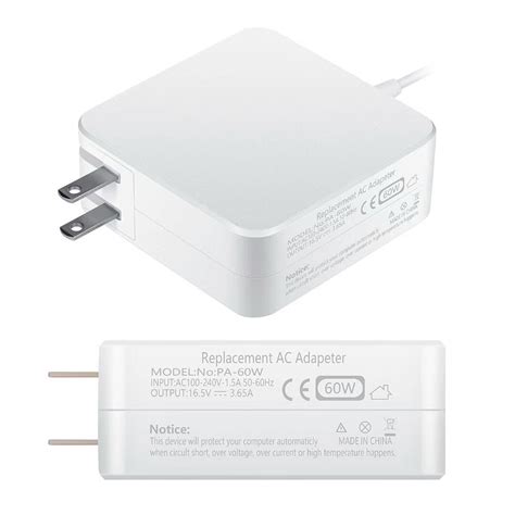Macbook Air Charger 60W L Tip US Plug