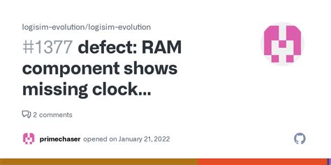 Defect Ram Component Shows Missing Clock Connections · Issue 1377