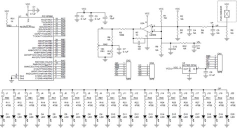 Flexforce Sensor To Bargraph Monitor Using Pic16f886 Electronics Lab