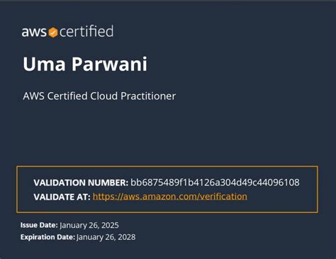 Aws Awscertified Cloudcomputing Techjourney Awscloud Uma Parwani