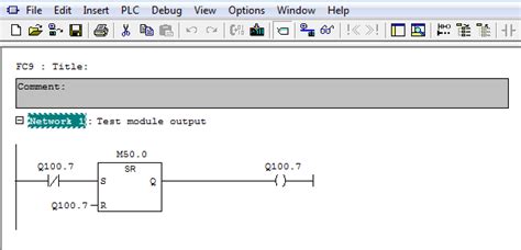 RS Flip Flop Siemens Forums MrPLC Com