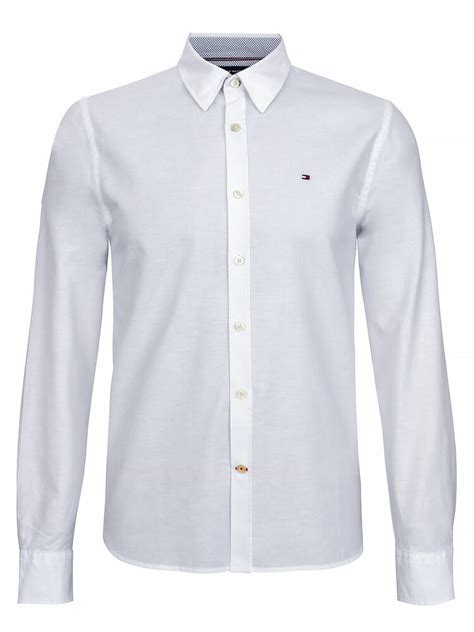 Chemise Homme Tommy Hilfiger Slim Cotton Classic White Le Kontainer