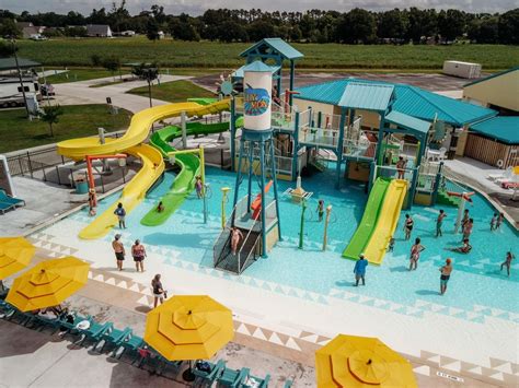 Engaging Zero Depth Entry Pool At Camp Margaritaville Life Floor