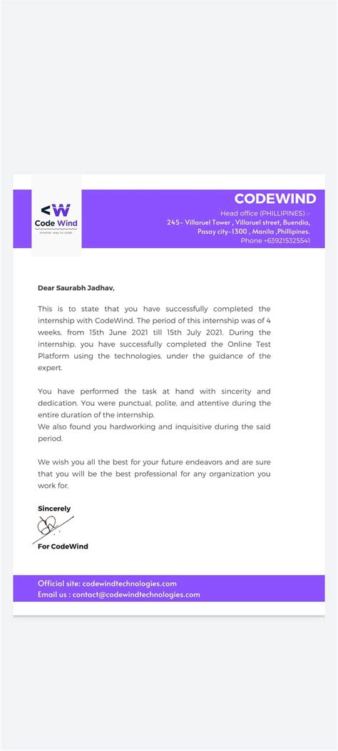 Saurabh Jadhav On Linkedin Internship