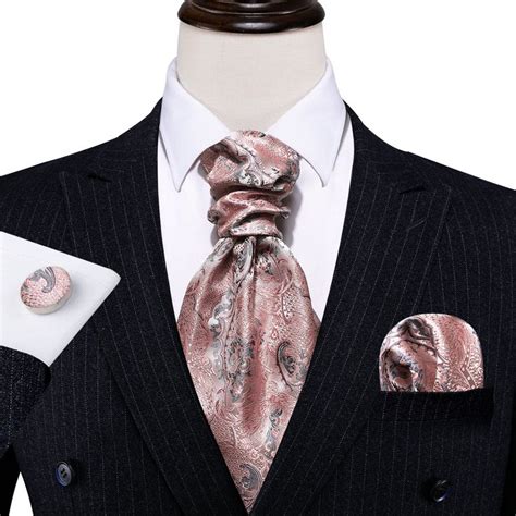 Package Including Ascotpocket Squarecufflinks Regular Size Ascot In