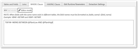 runtime parameters xtract universal helpcenter