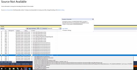 C Uwp Crash In Ntdlldll Stack Overflow