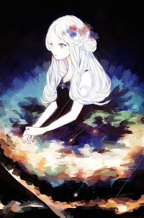 30 идеи для рисунков Аниме беловолосая девушка арт