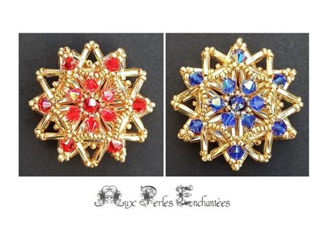 Beading Pattern Beading Tutorial Beading Instructions Red Etsy