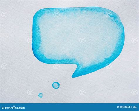 Watercolor Speech Bubble Stock Illustration Illustration Of Halftone