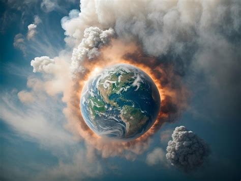 Premium Photo Global Warming And Air Pollution Becoming A Major Issue And Need Urgent Actions