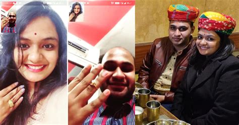 Love Amid Lockdown Delhi Nagpur Couple Gets Engaged Via Video Call
