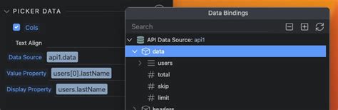 Question On Framework7 Picker API Data Source Allowed As Data Source