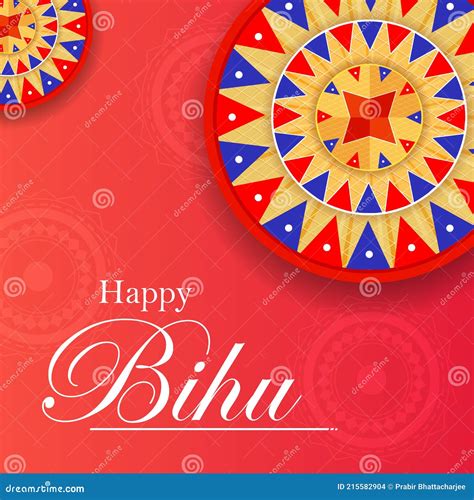 Assamese Happy New Year Bihu Celebrated In Assam India Vector