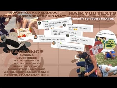 HINATA SNAPS Haikyuu Texts Hinata Beats Up Tsukishima And Kyotani YouTube