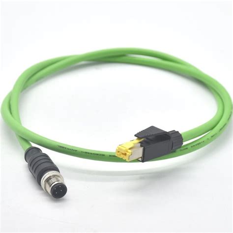 M12 4 Pin D Code To Rj45 Connector Male And Female Grandado