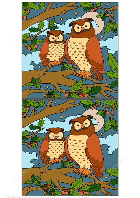 Printable Find The Difference Puzzles
