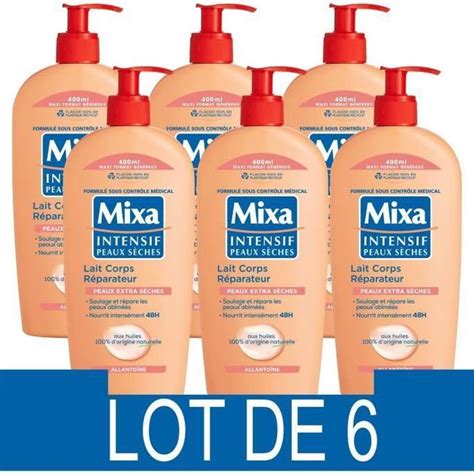 MIXA Intensif Lait corps réparateur Peaux seches ml x LesTendances fr