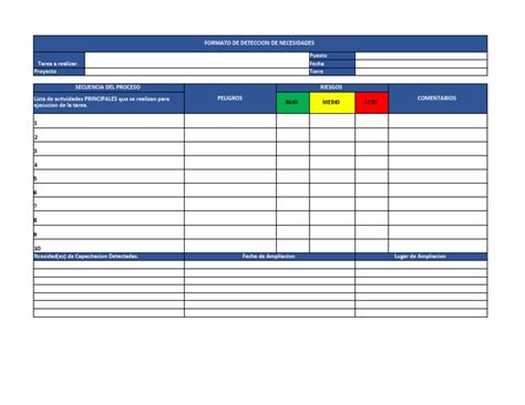 Deteccion De Necesidades Pdf
