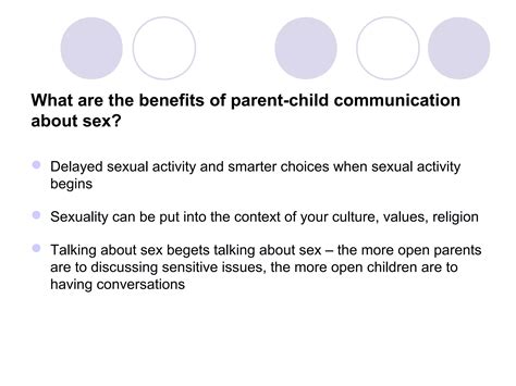 Talking With Teens About Sex Ppt Sexual Health Diseases And