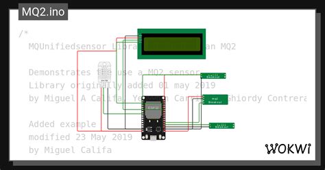 Mq2 Gas Sensor Copys Wokwi Esp32 Stm32 Arduino Simulator