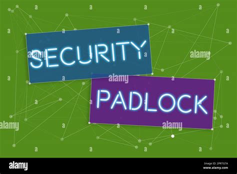 Text Sign Showing Security Padlockhardened Steel Body And Double