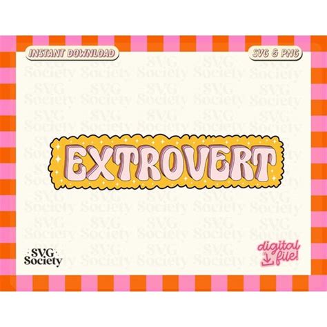 Extrovert Svg Social Butterfly Svg Social Svg Introvert S Inspire