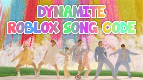 BTS DYNAMITE FULL ROBLOX SONG CODE YouTube