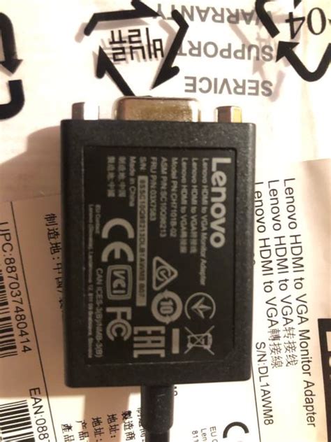 Lenovo Hdmi To Vga Monitor Adapter