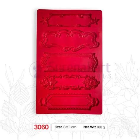 خرید و قیمت مولد سیلیکونی قاب مستطیل 5 تایی ابعاد 18 در 11 سانتیمتر