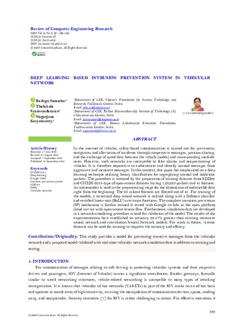 Pdf Deep Learning Based Intrusion Prevention System In Vehicular Network