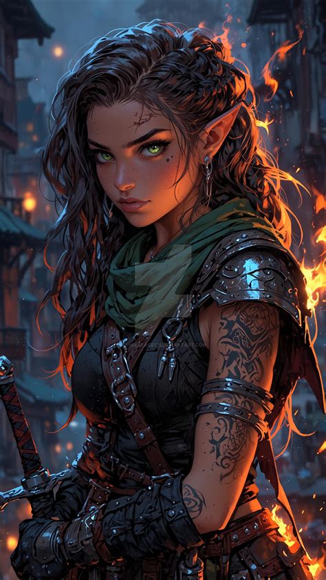 Anime Wings Tiefling Elf Highly Detailed Digital I By Angleface125 On