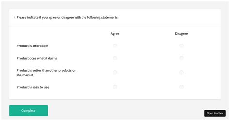 Surveyjs Angular Codesandbox
