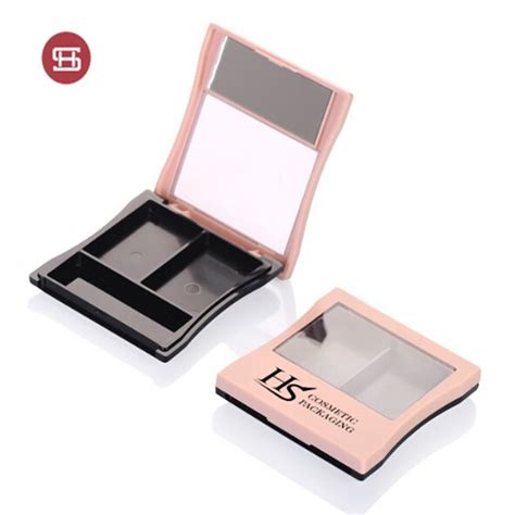 China 2 Rectangle Grids Empty Makeup Palette Eyeshadow 8526
