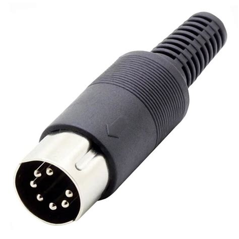 Conector 7 Pinos Padrão DIN Macho Lado Cabo ON ELETRICA Melhores Produtos para Automação