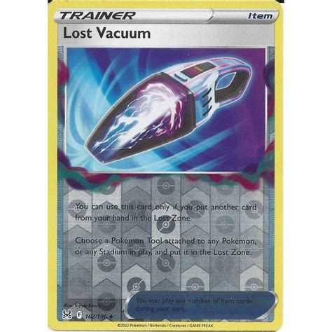 Pokemon Trading Card Game 162 196 Lost Vacuum Reverse Holo SWSH 11