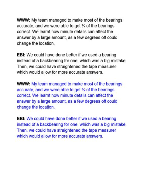 Math Reflection Pdf
