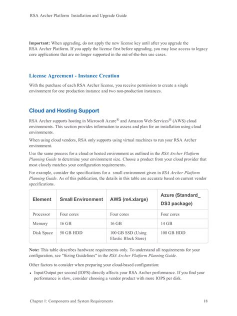 Rsa Archer 69 Platform Installation And Upgrade Guide 3 Pdf