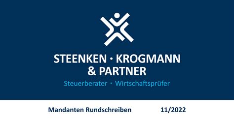 Mandanten Rundschreiben 11 2022 STEENKEN KROGMANN PARTNER