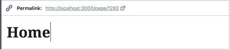 Php Permalink Edit Button Not Showing For Pages Or Posts In Wordpress