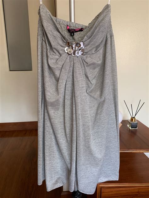Silver Tube Mini Dress Womens Fashion Dresses And Sets Dresses On