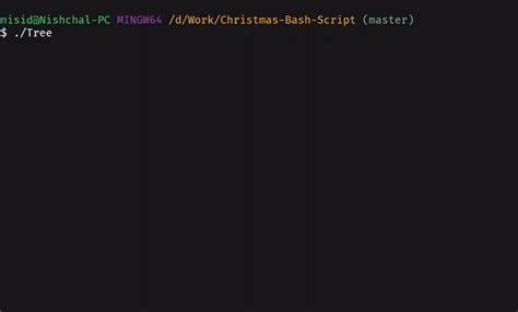 Github Nisiddharthchristmas Bash Script Just A Christmas Tree